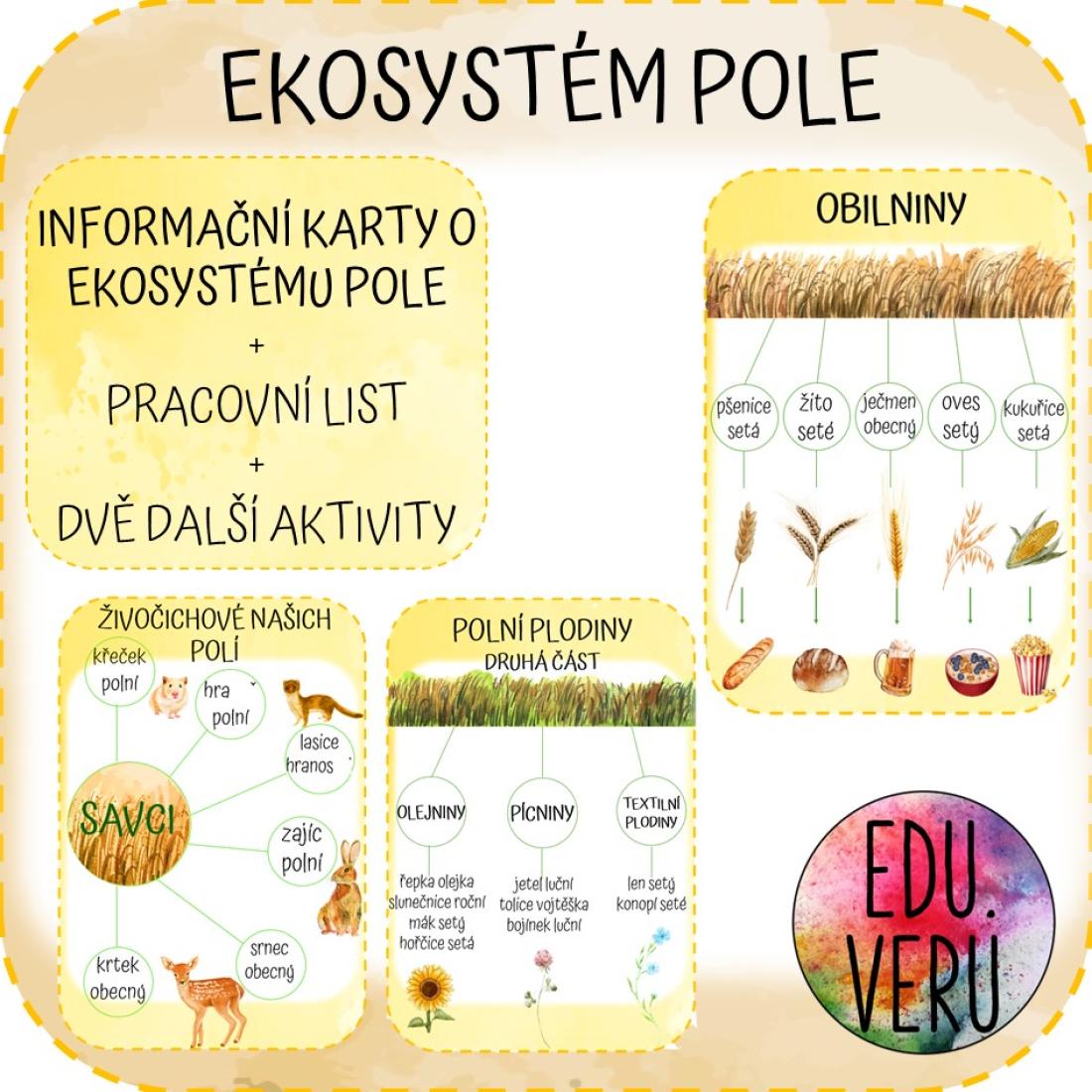 Ekosystém pole | Učitelnice