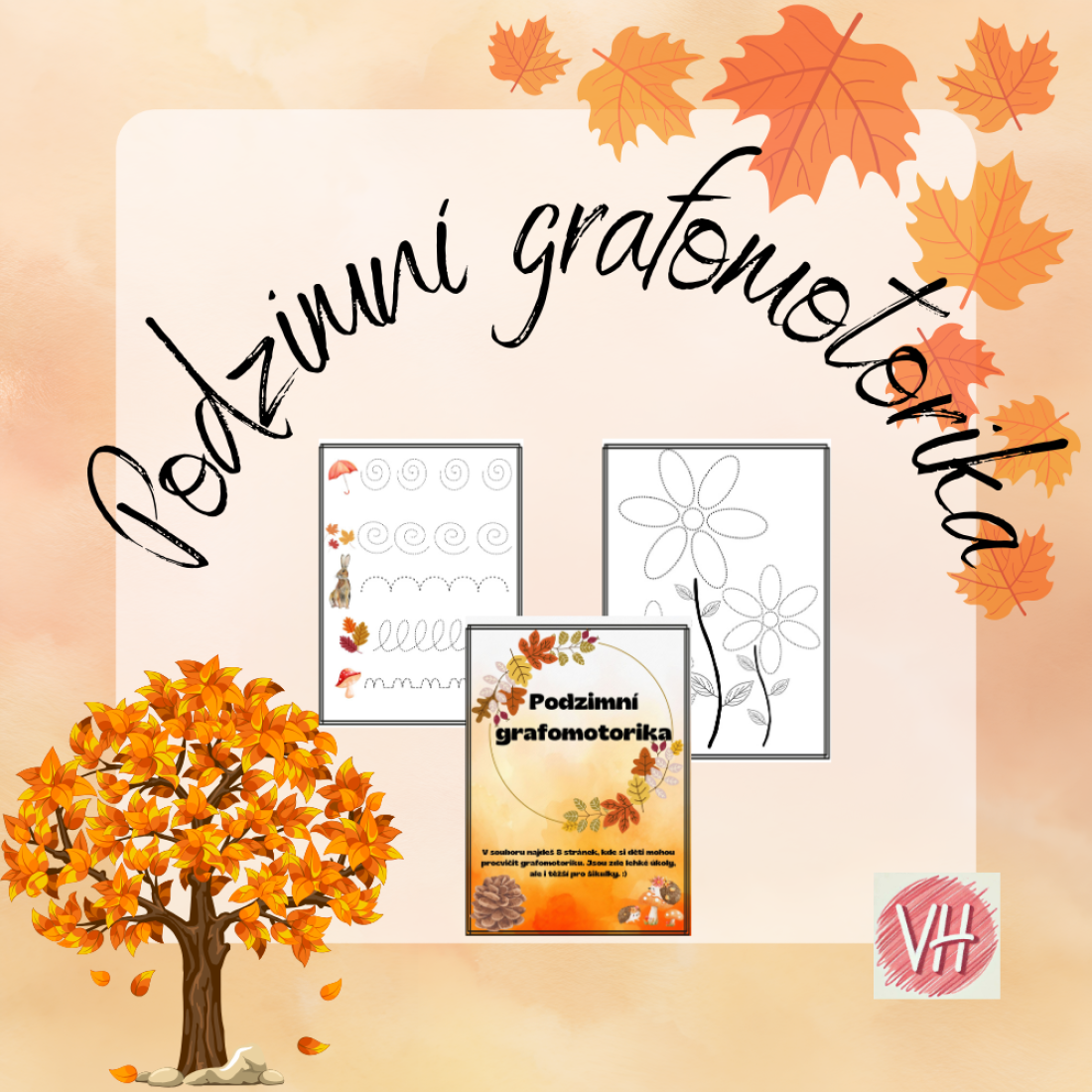 Podzimní grafomotorika | Učitelnice