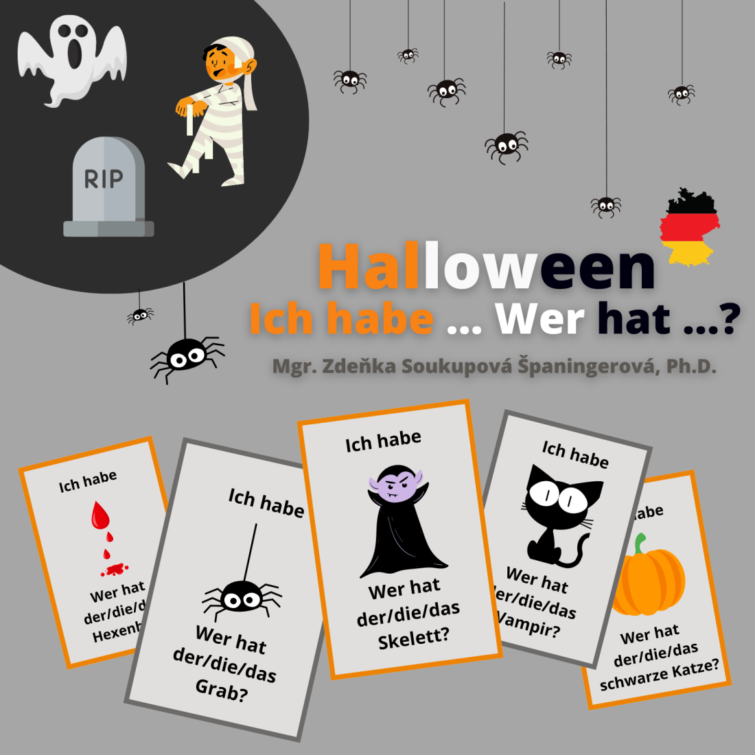 Halloweenské Ich habe ... Wer hat ...? | Učitelnice