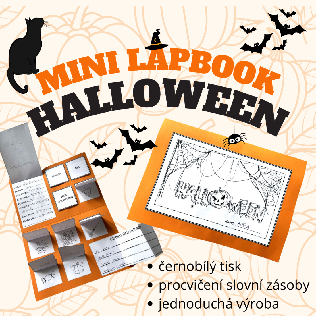 Mini lapbook - Halloween | Učitelnice