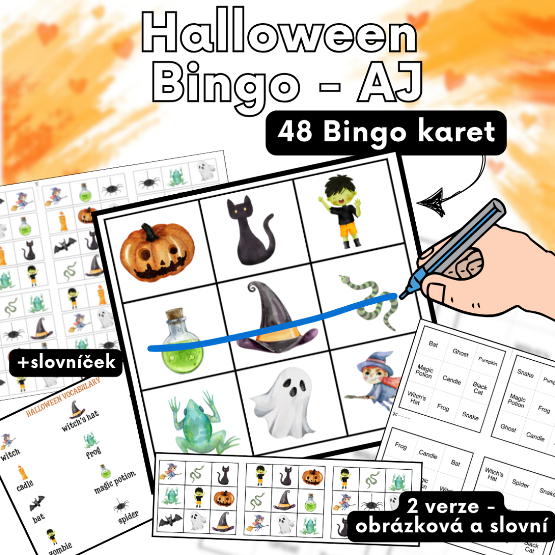 Halloween Bingo | Učitelnice