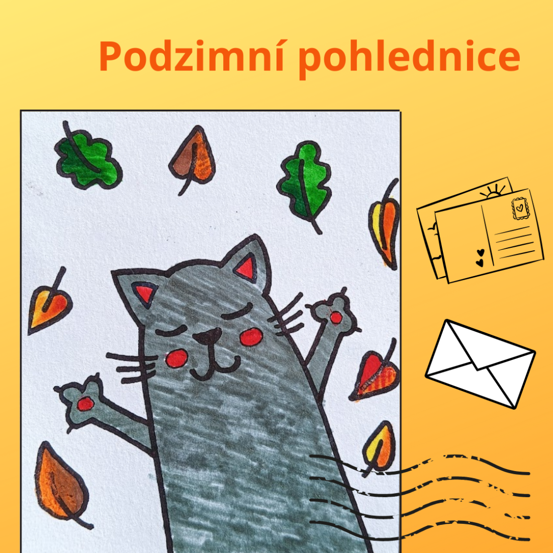 Podzimní pohlednice | Učitelnice