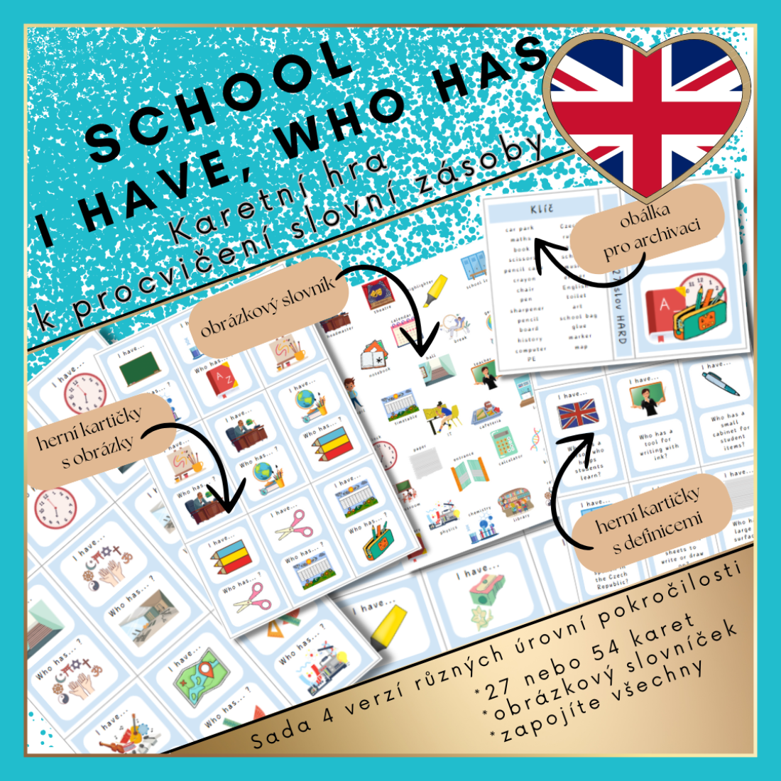 I have, who has - School | Učitelnice