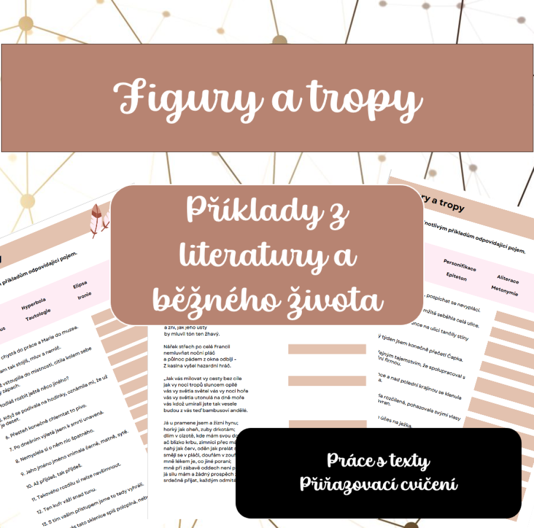 Figury a tropy: Identifikace + práce s textem | Učitelnice