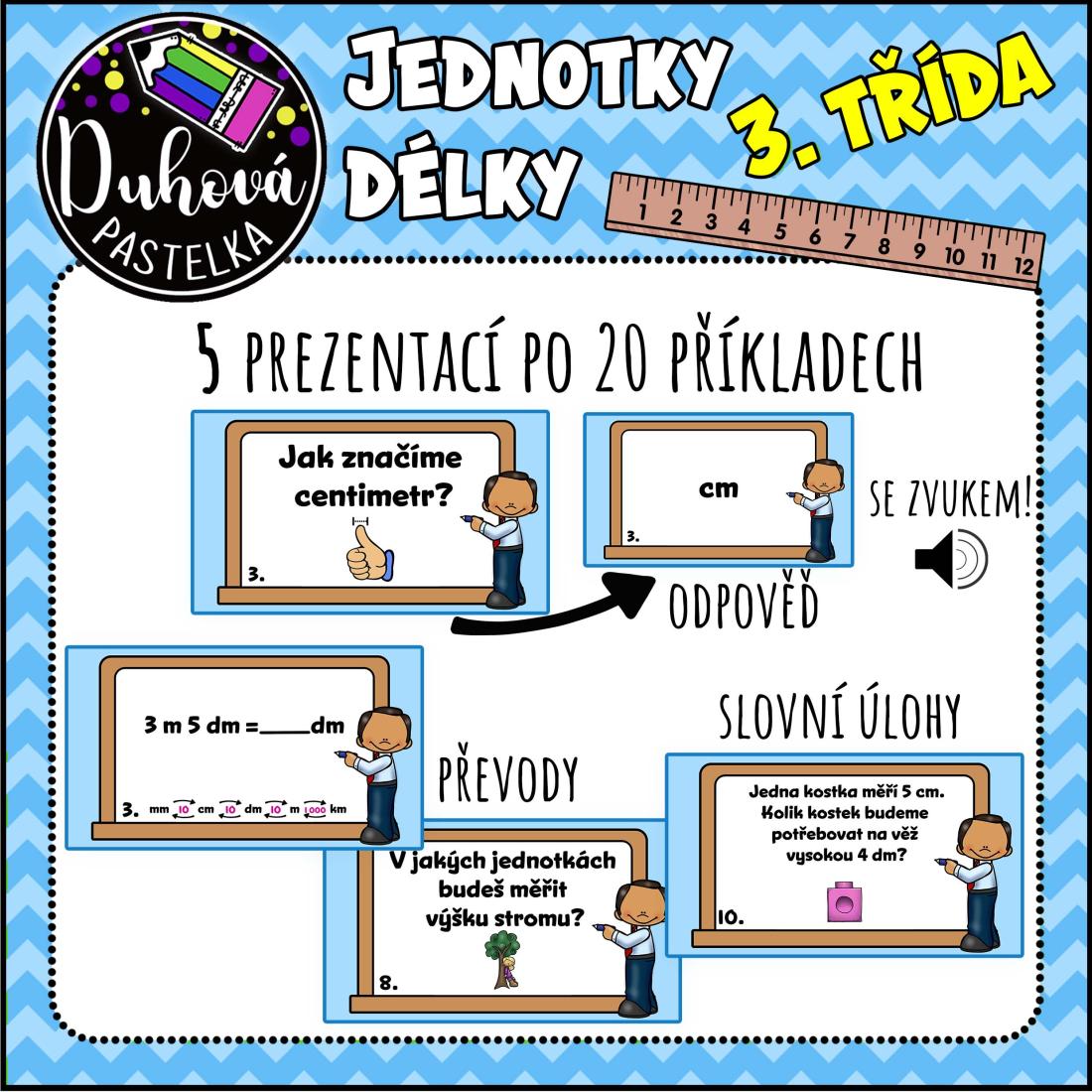 Jednotky délky - prezentace | Učitelnice