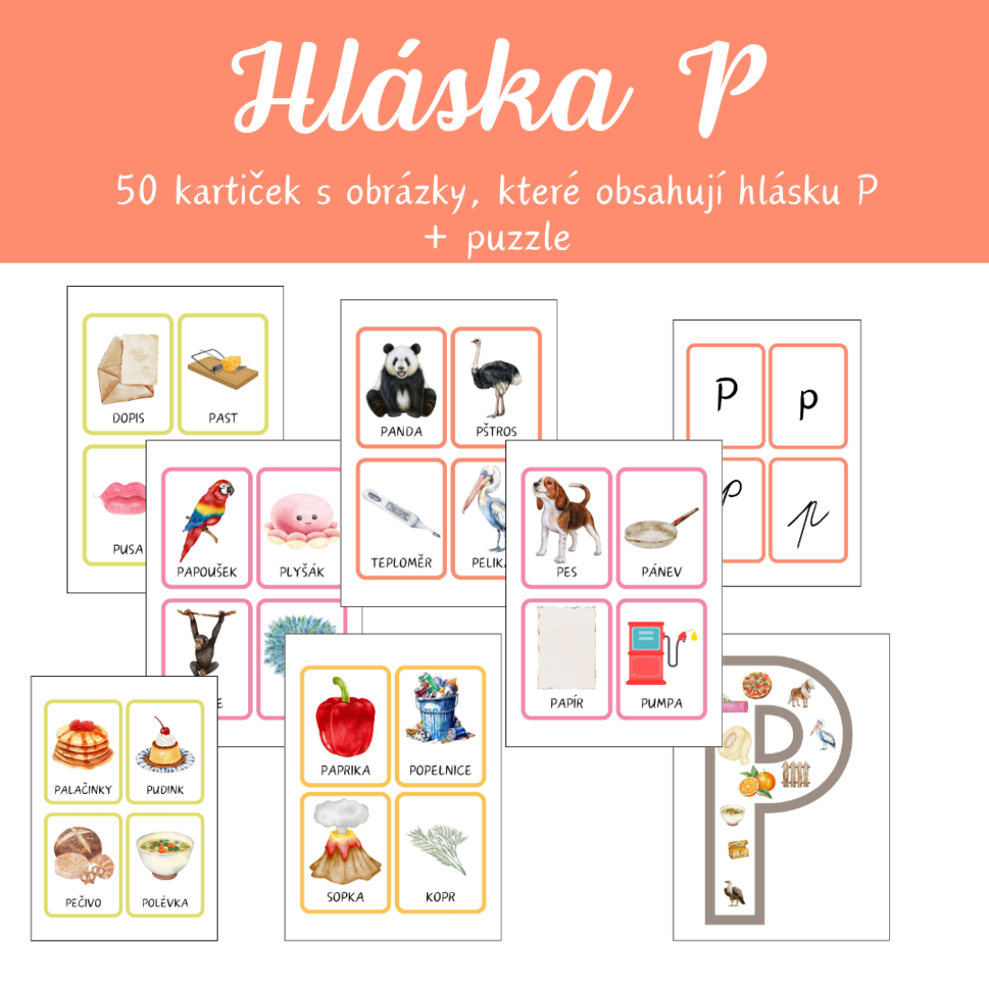 Hláska P - abeceda | Učitelnice