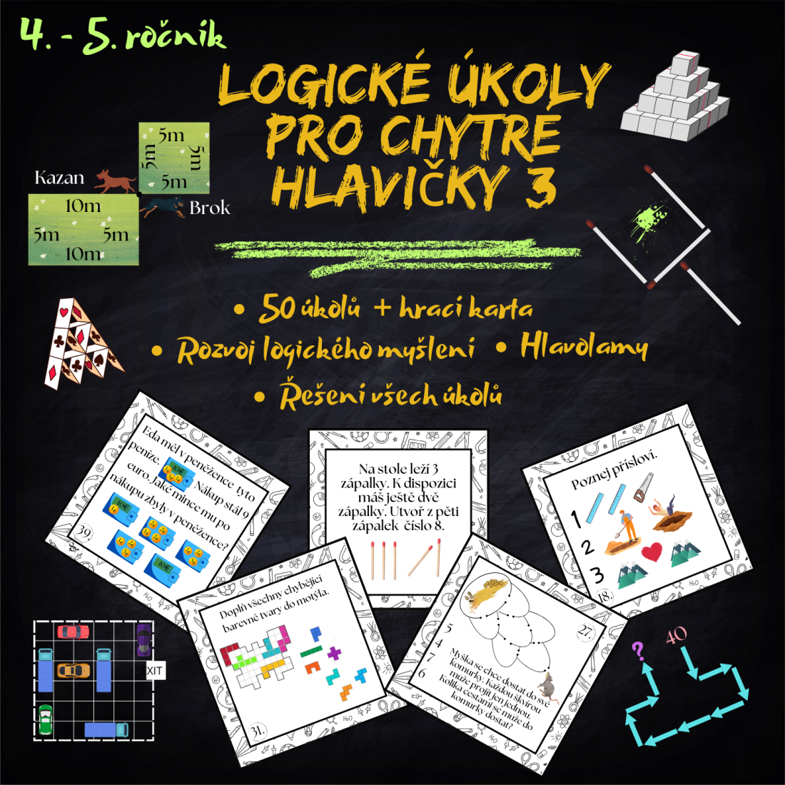 Materiál - Logické úkoly pro chytré hlavičky 3