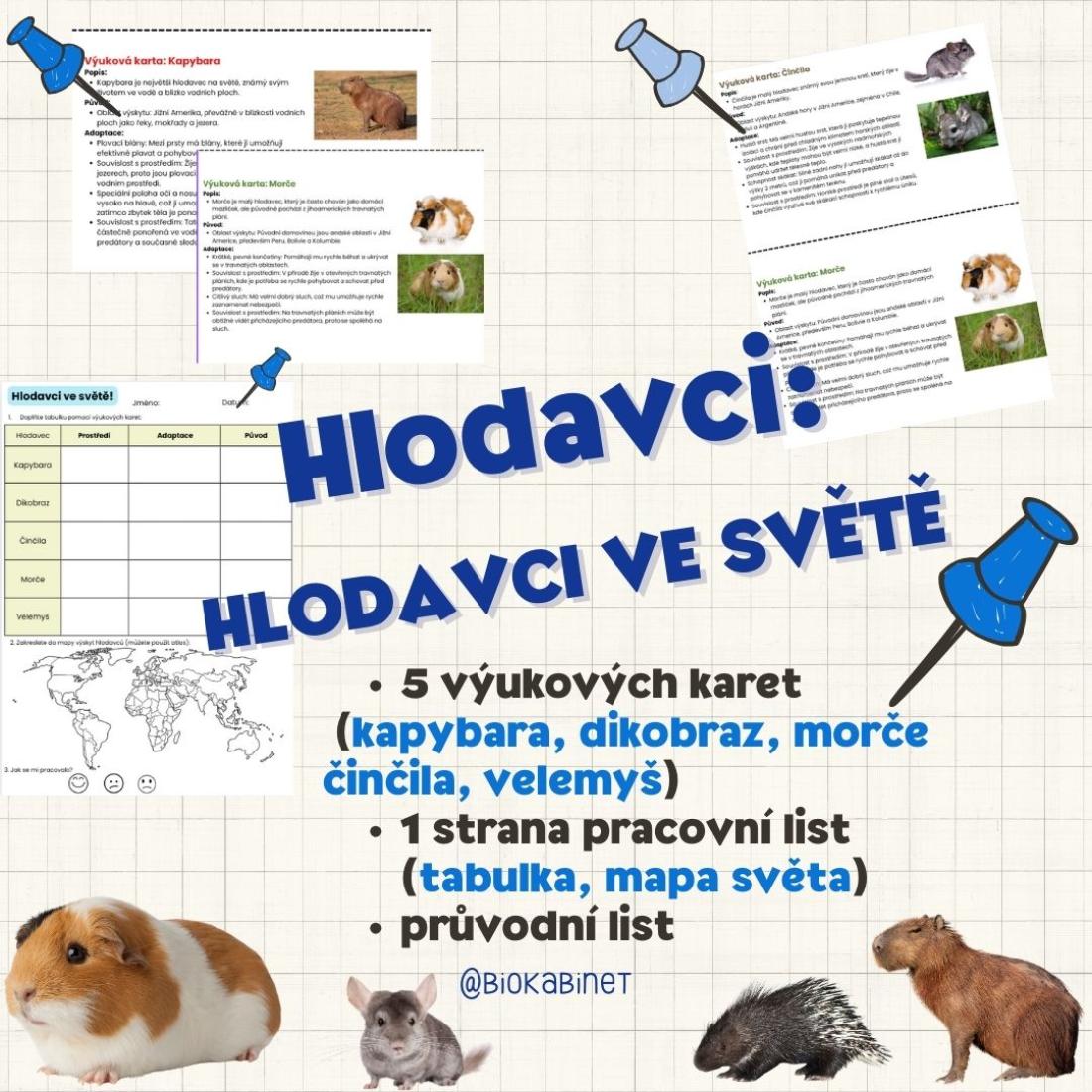 Hlodavci ve světě | Učitelnice