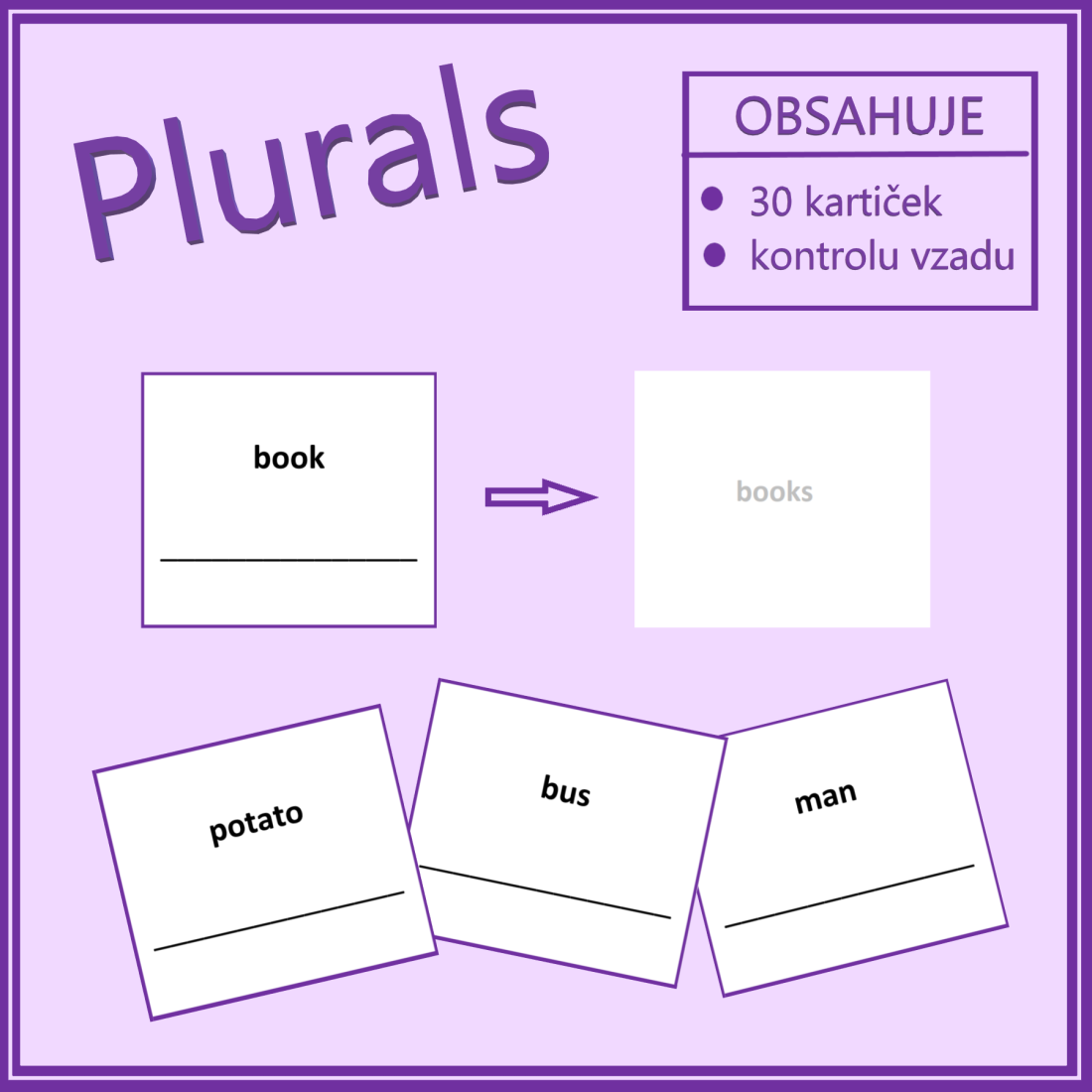 Materiál - Plurals (plural nouns)