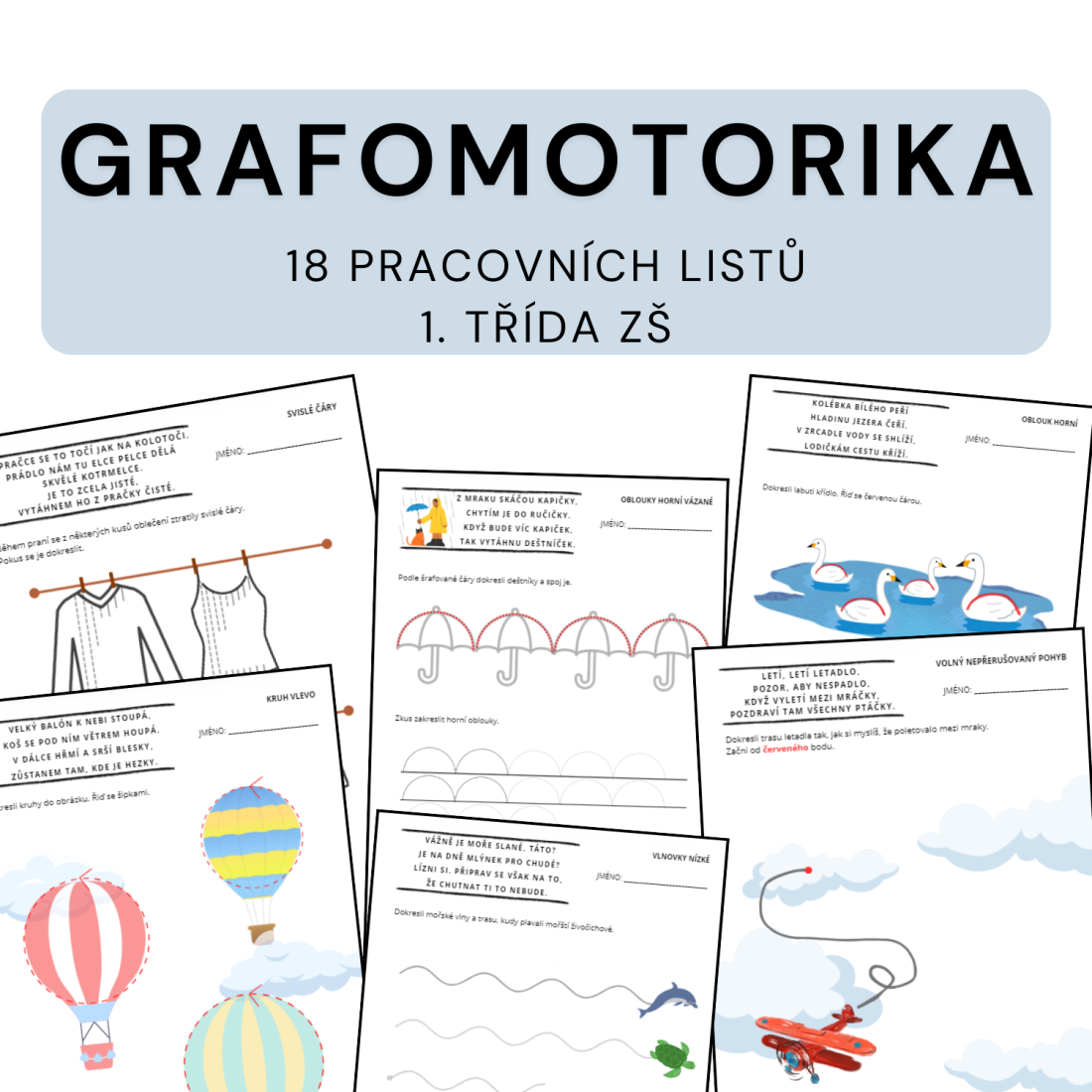 Grafomotorika | Učitelnice