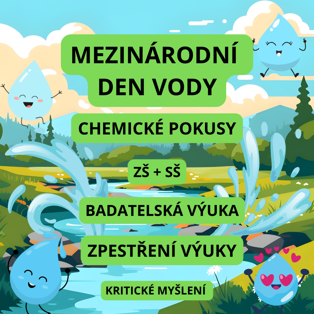 Chemické pokusy s vodou - Mezinárodní den vody | Učitelnice