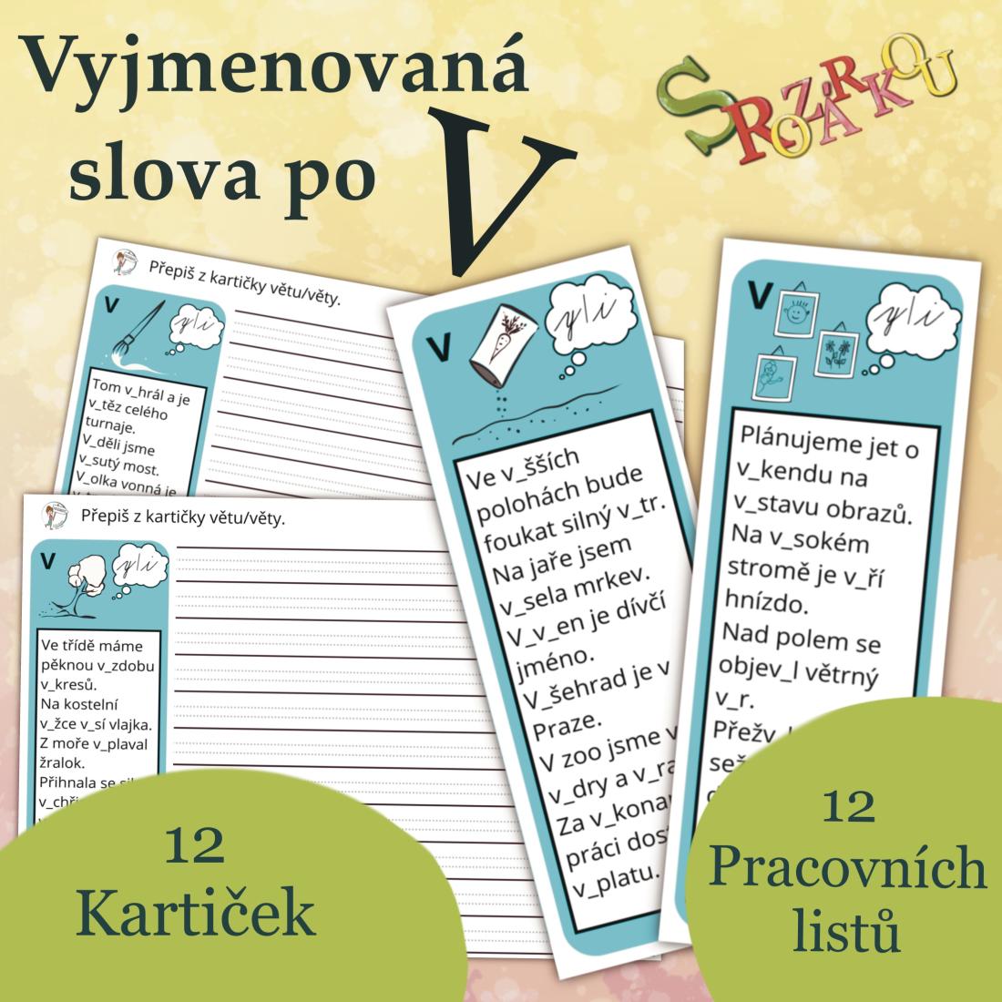 Vyjmenovaná slova po V | Učitelnice