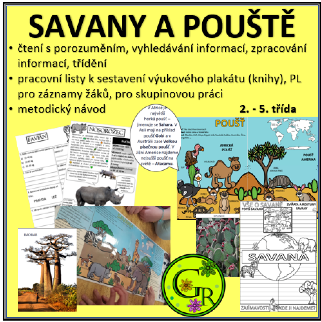 SAVANY A POUŠTĚ | Učitelnice