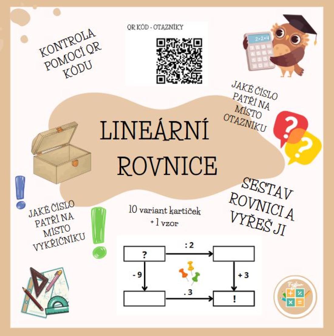 LINEÁRNÍ ROVNICE - grafické znázornění | Učitelnice