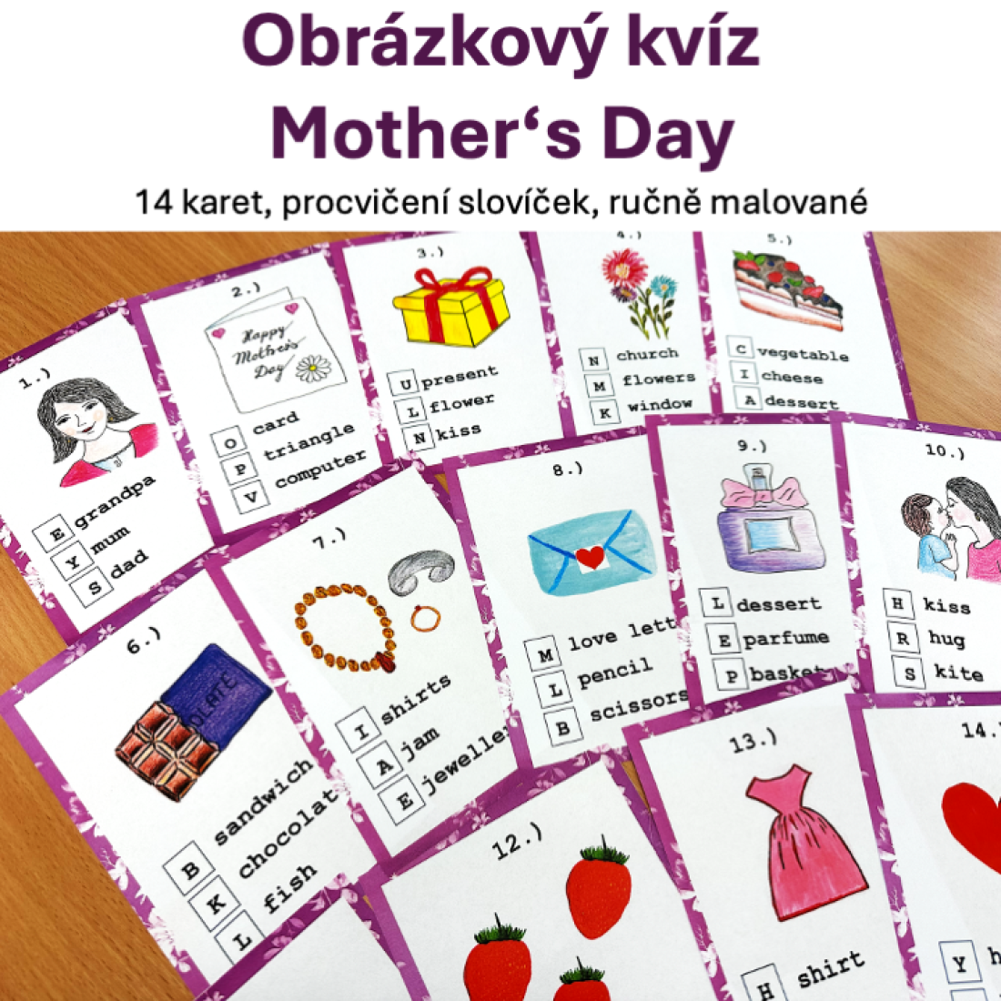 Mother's Day - quiz questions | Učitelnice