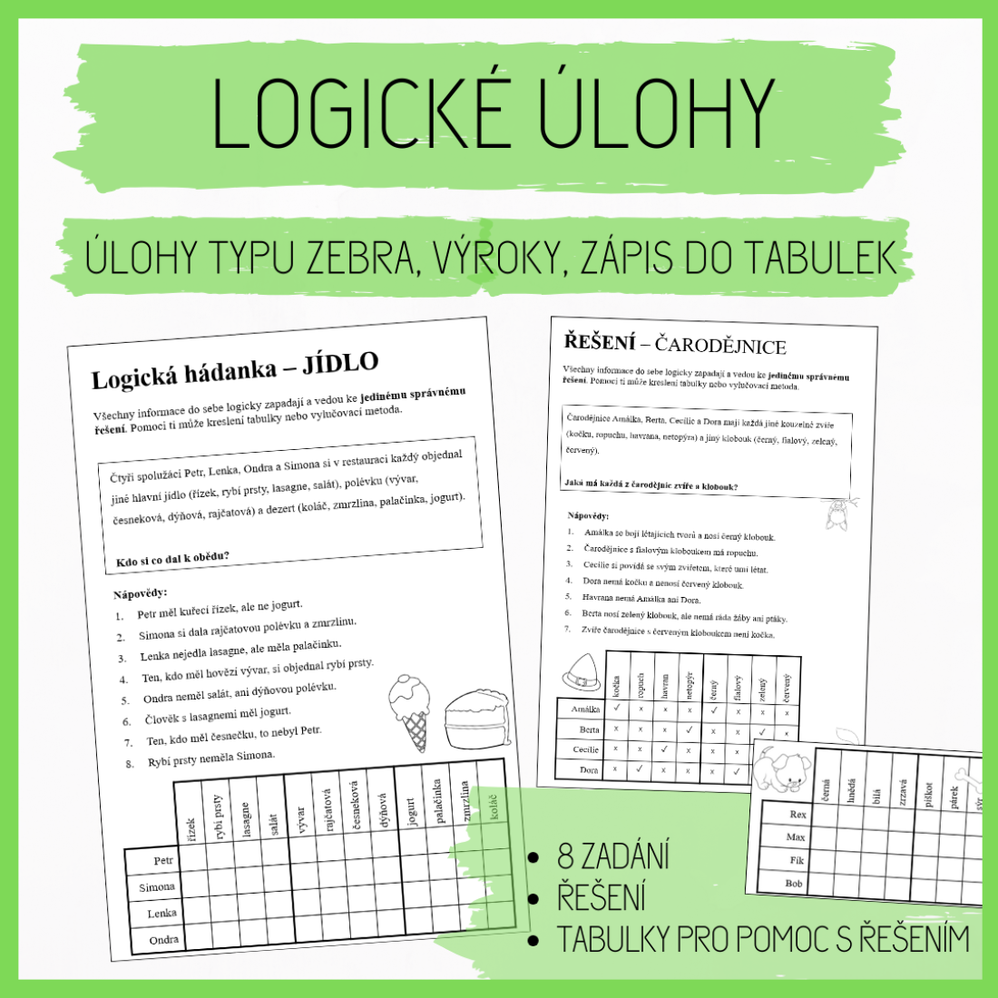 Logické úlohy | Učitelnice