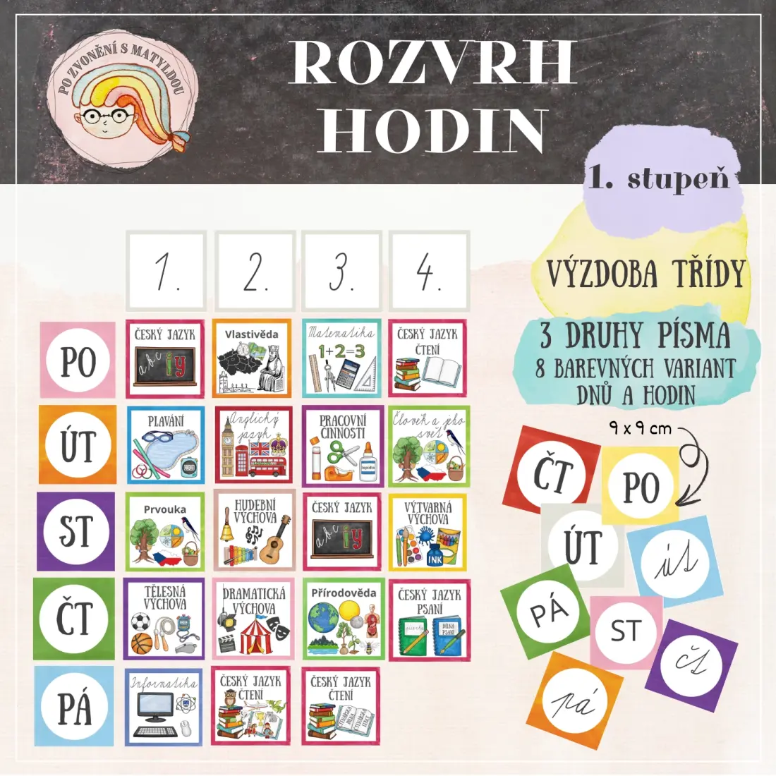 Rozvrh hodin | Učitelnice