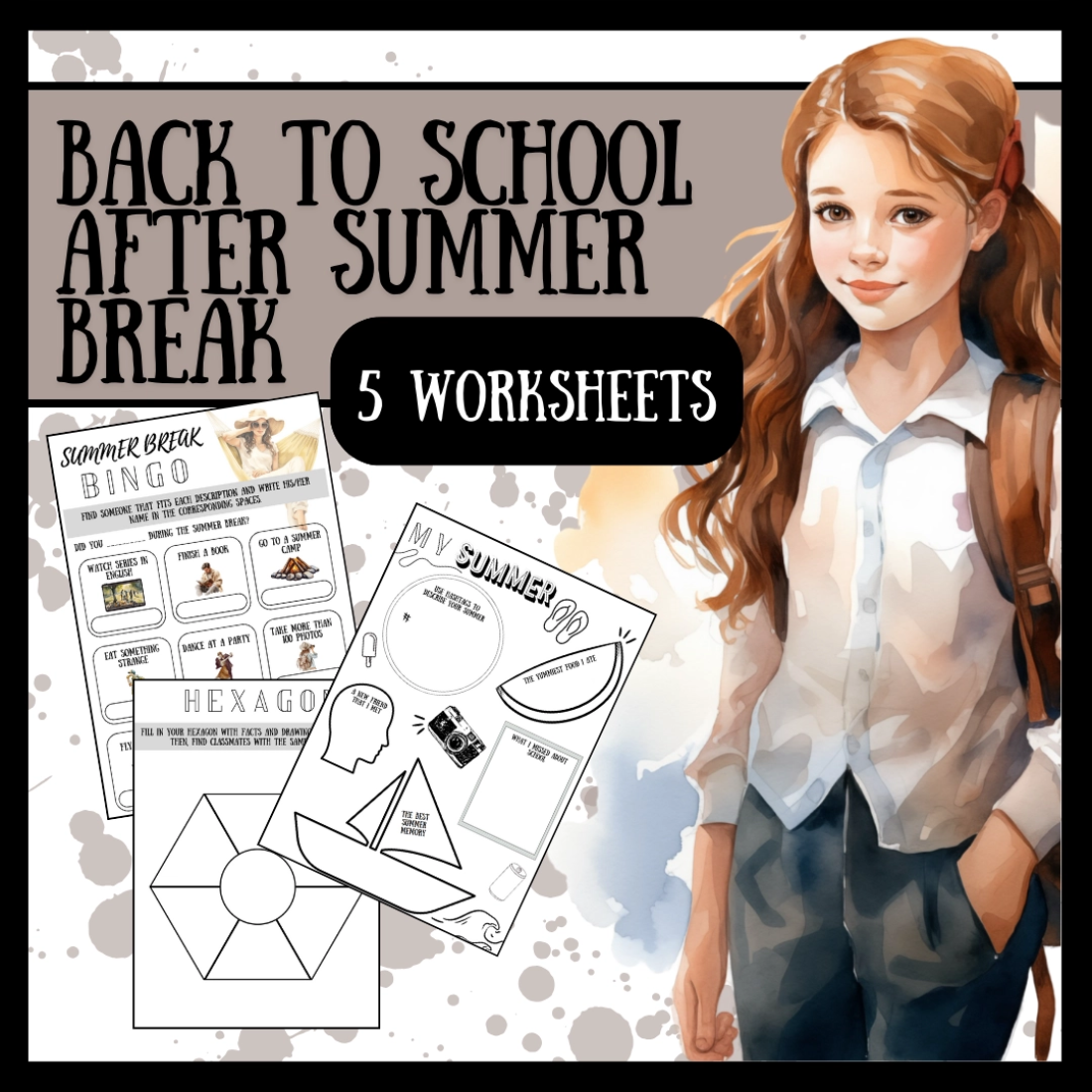 Summer Break Activities / BACK TO SCHOOL | Učitelnice