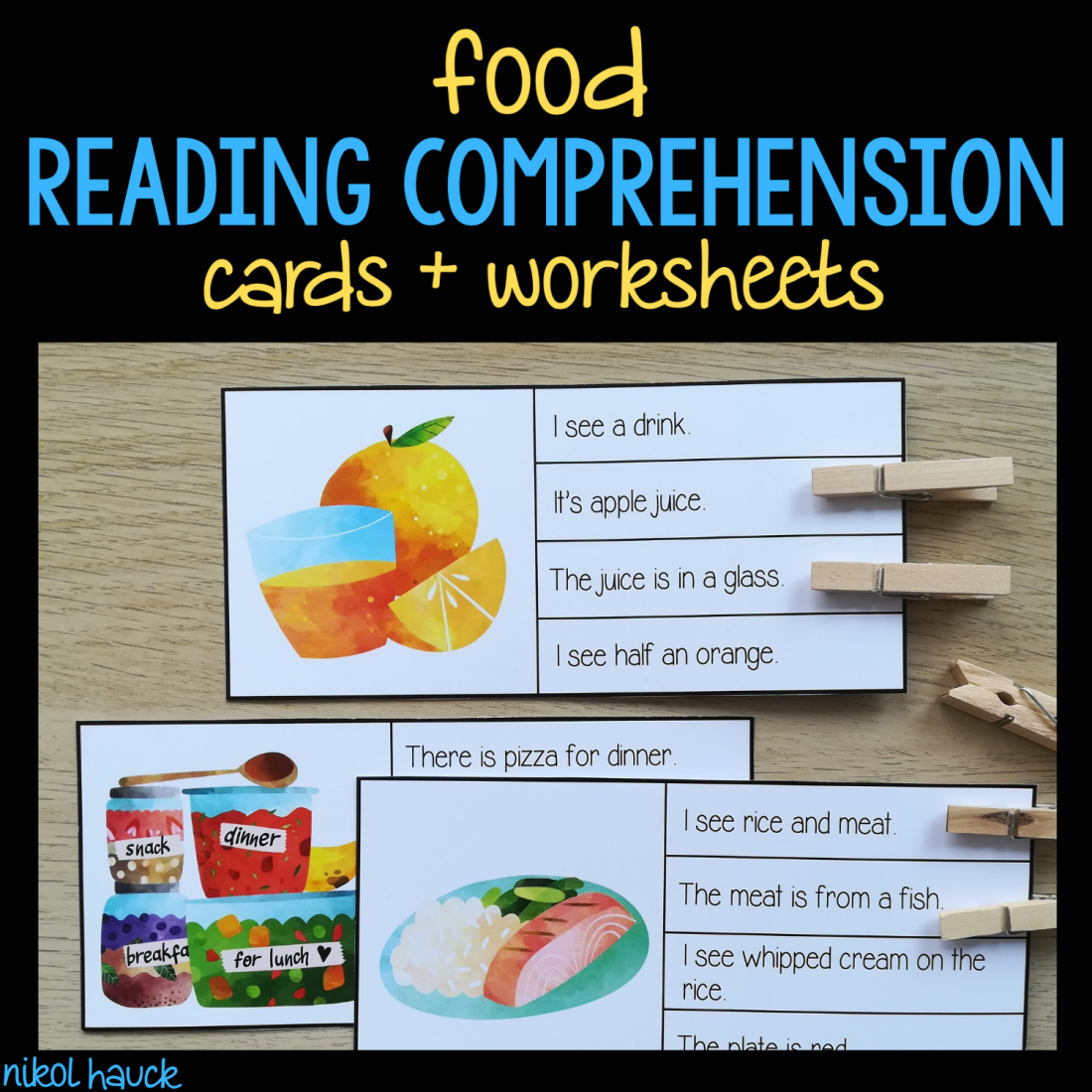FOOD: PICTURE AND READING COMPREHENSION | Učitelnice