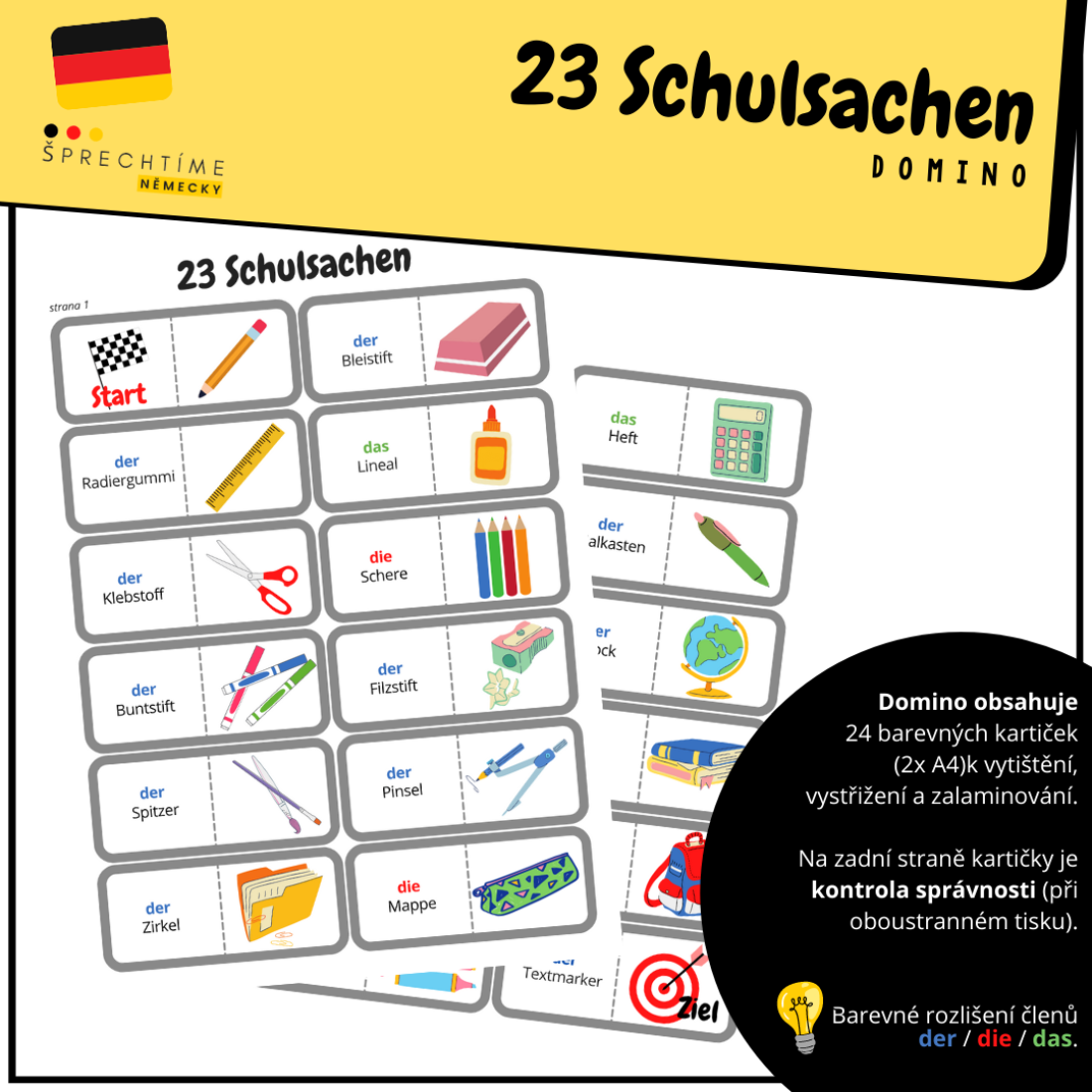 Materiál - DOMINO Schulsachen