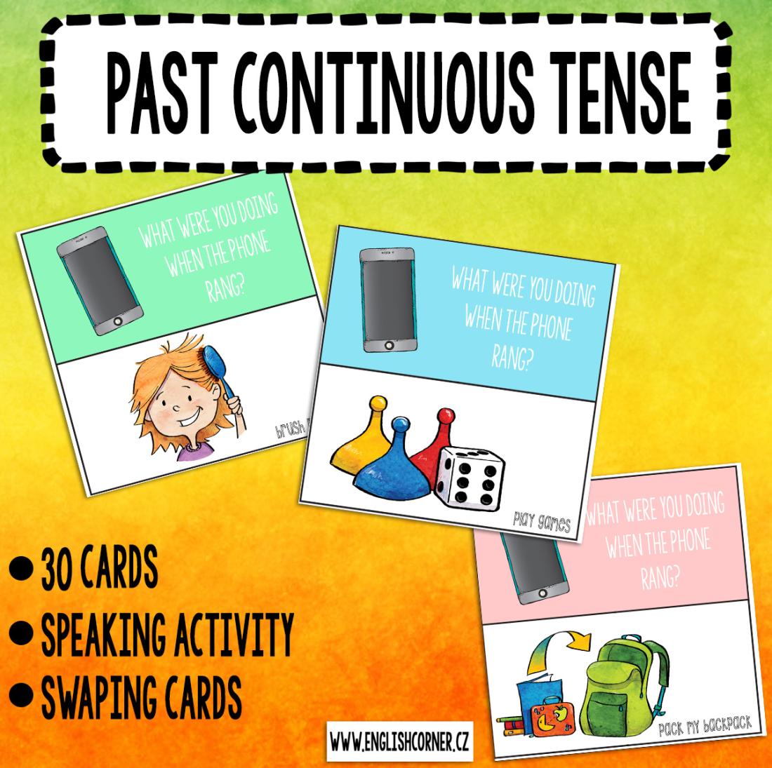 Past Continuous tense | Učitelnice