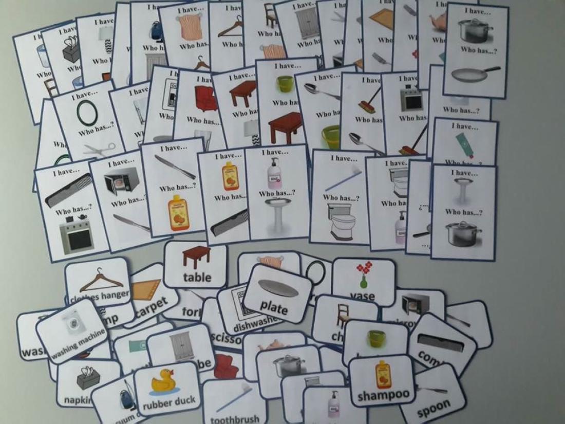 I HAVE, WHO HAS? - HOUSEHOLD | Učitelnice