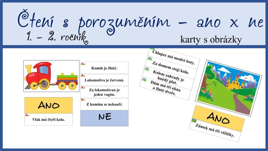 Čtení s porozuměním - ano x ne | Učitelnice