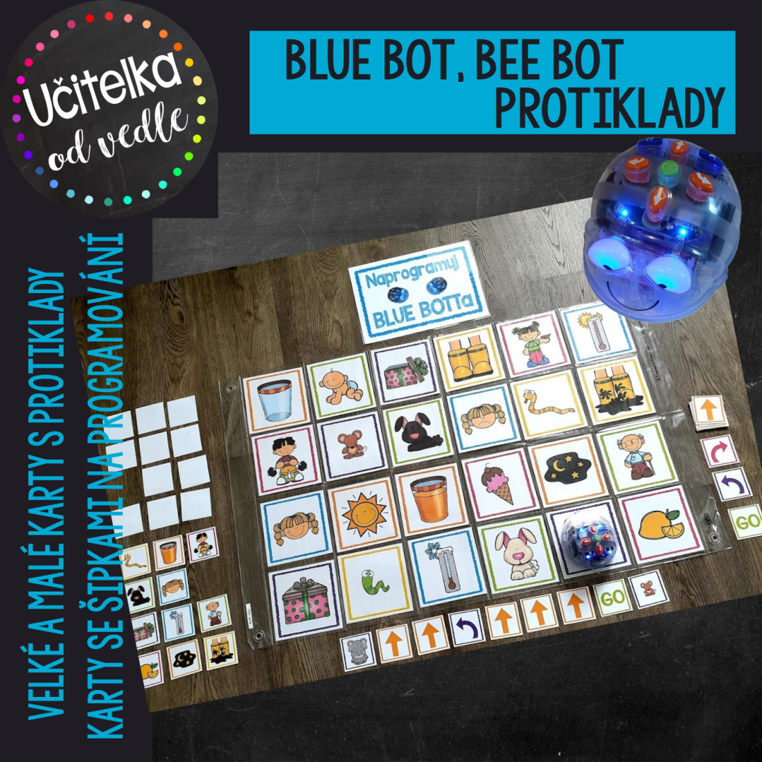 BEE BOT, BLUE BOT - PROTIKLADY | Učitelnice