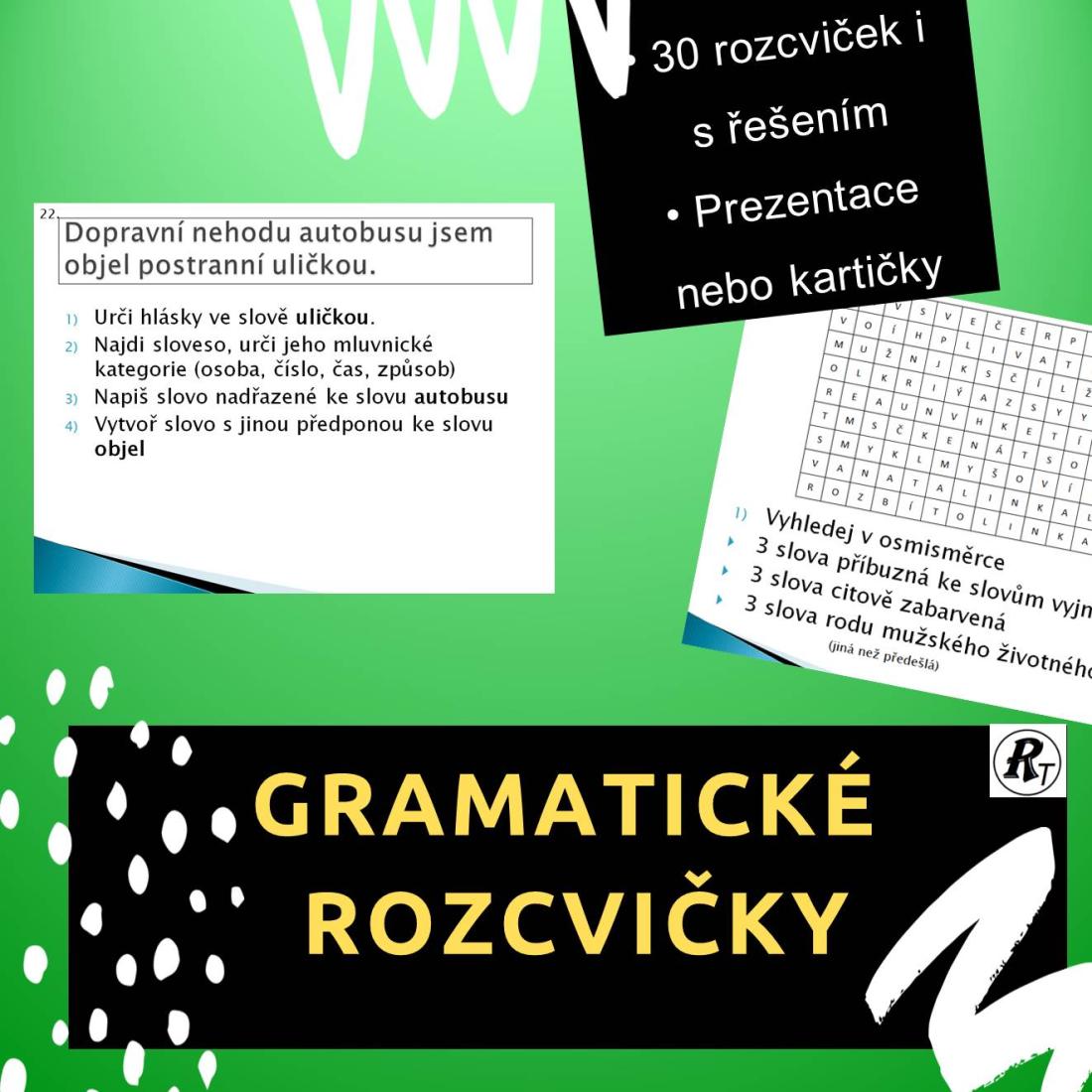Gramatické rozcvičky | Učitelnice