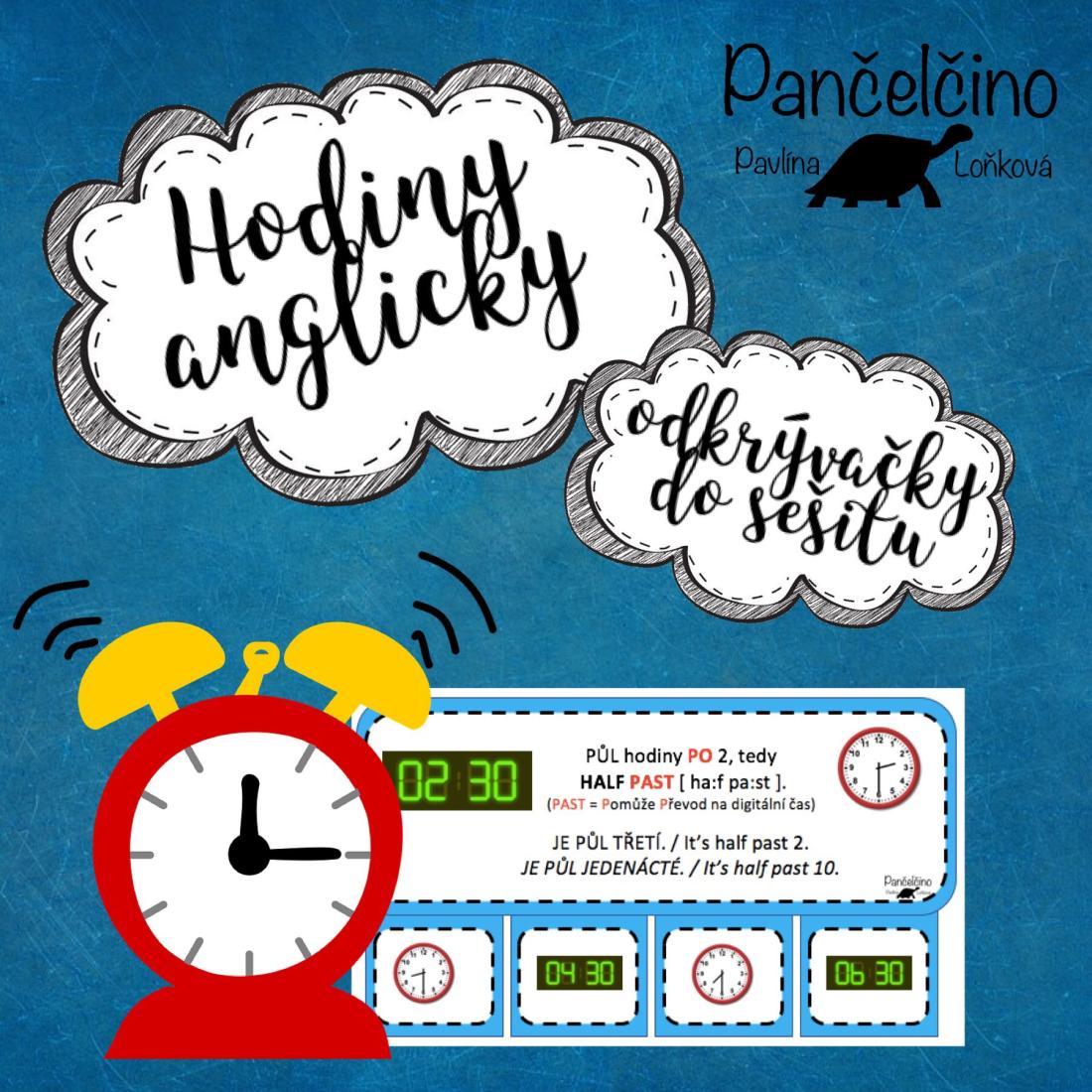 Hodiny - Clocks - Telling the time | Učitelnice