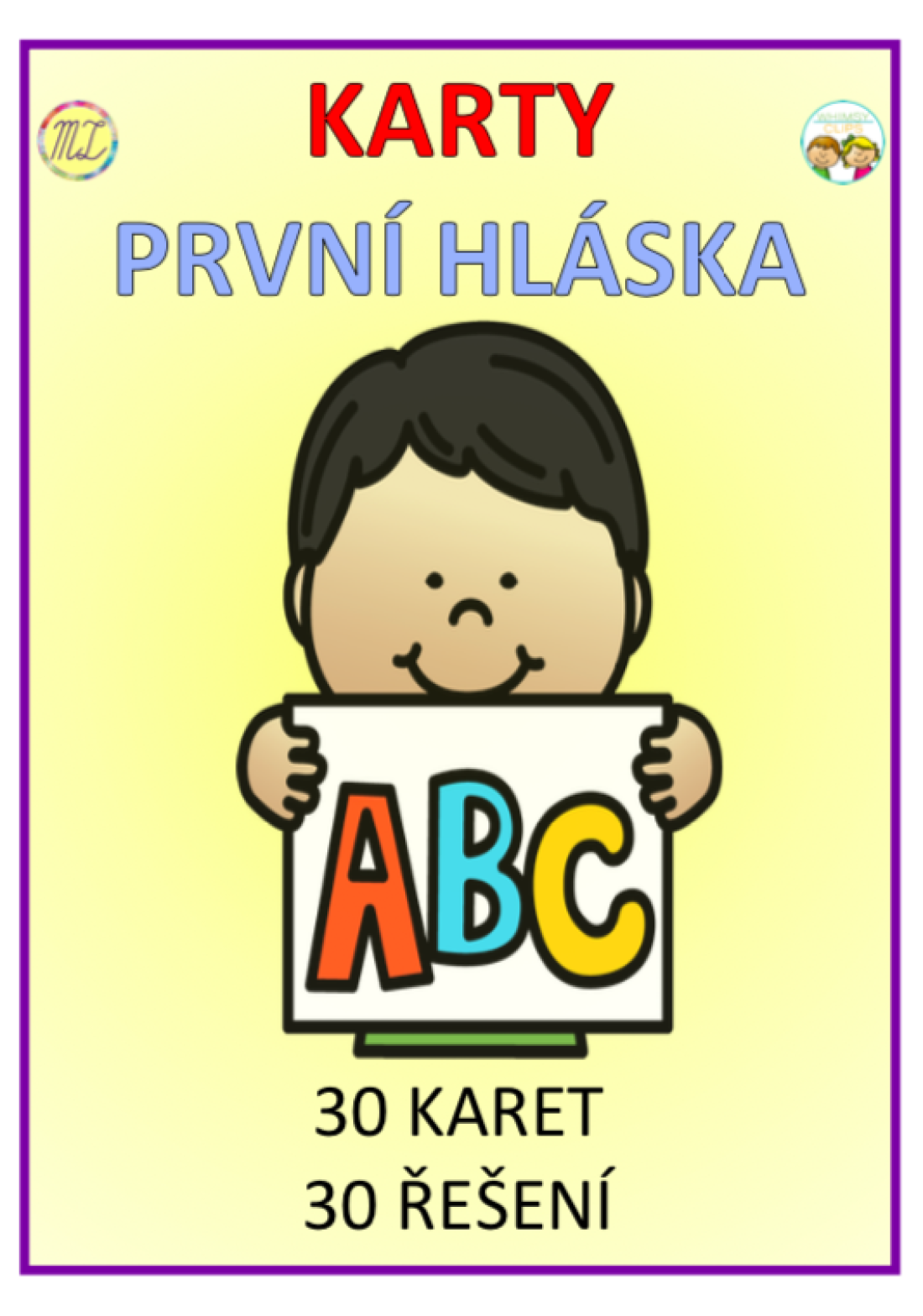 Materiál - KARTY - PRVNÍ HLÁSKA