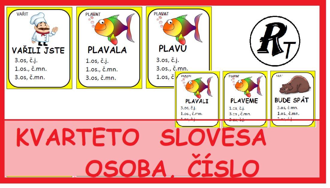 Kvarteto - určování sloves | Učitelnice