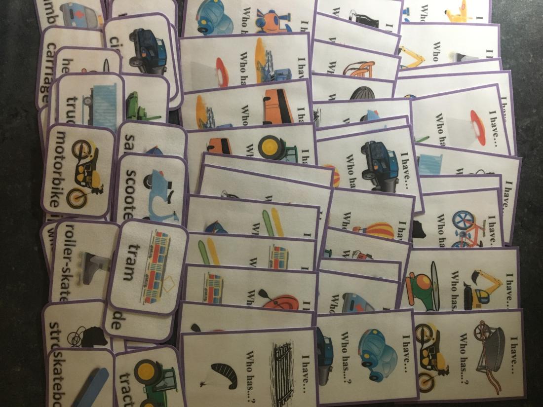 I HAVE WHO HAS - TRANSPORT | Učitelnice