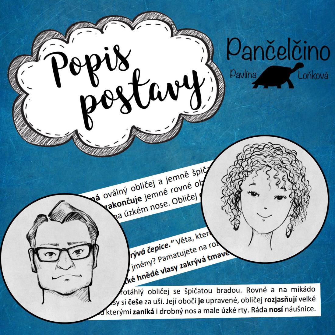 POPIS POSTAVY - cvičení | Učitelnice