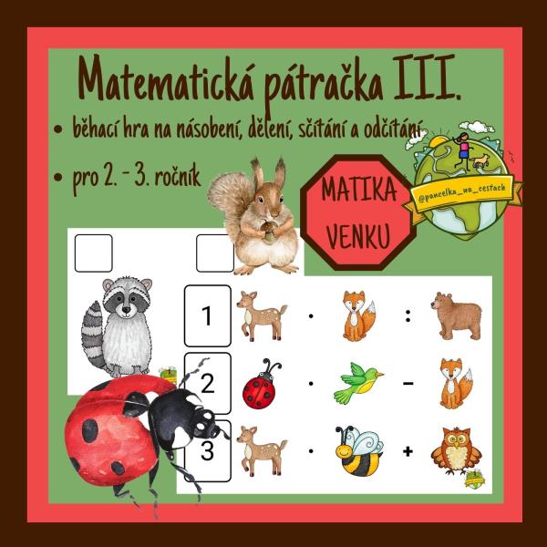 Materiál - Matematická pátračka VI. násobení a dělení do 100