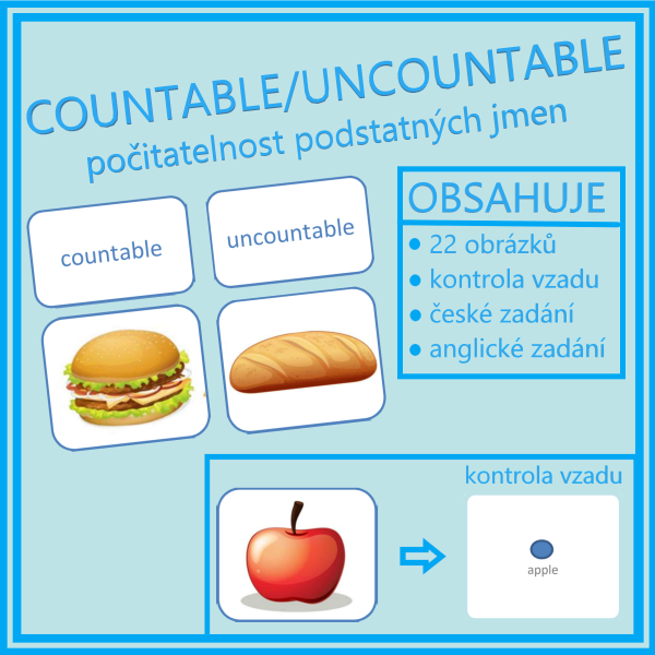 Countable & uncountable nouns | Učitelnice