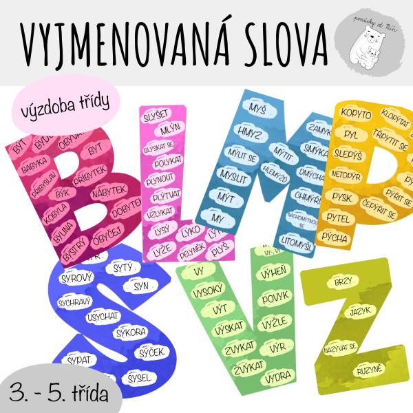 Materiál - Vyjmenovaná slova po Z