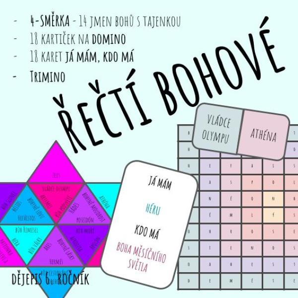 Řečtí bohové - antická literatura kooperativně | Učitelnice