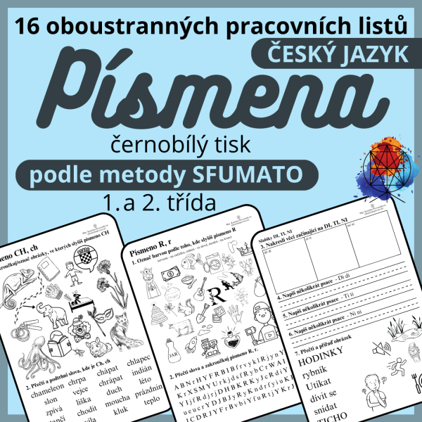 Materiál - Předlohy pro písmena