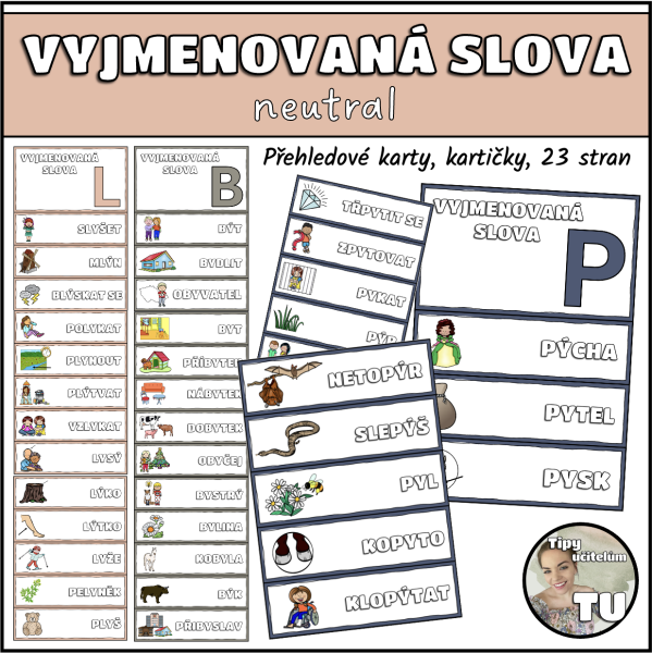 Materiál - Vyjmenovaná slova po Z
