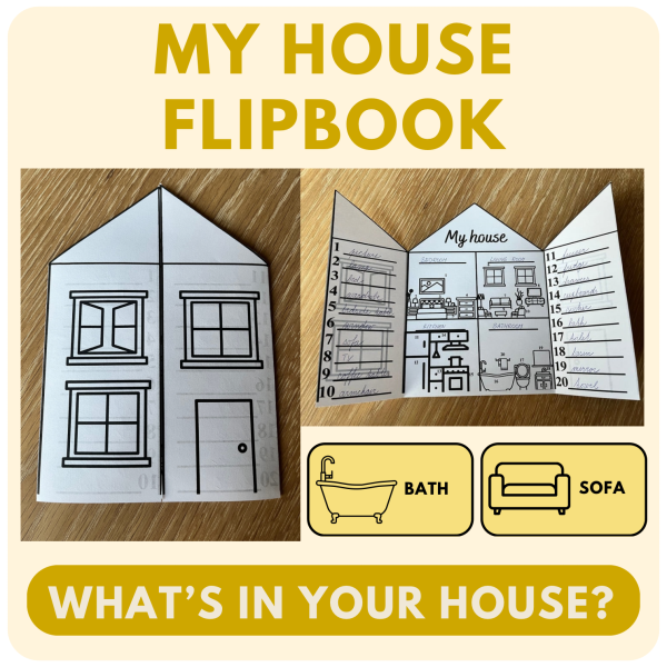 Lapbook - My house | Učitelnice