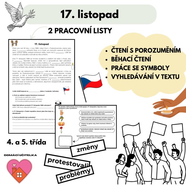 Materiál - 17. listopad 1989 - DEN BOJE ZA SVOBODU A DEMOKRACII ...