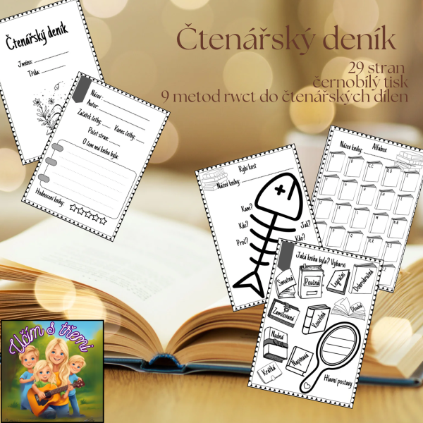 Materiál - Čtenářský list a čtenářský deník