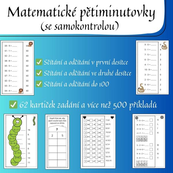 Materiál - Matematické bludiště