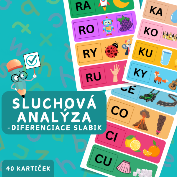 Materiál - SLA-BI-KO-VA-CÍ kolečka ⭕(1-5 slabik)