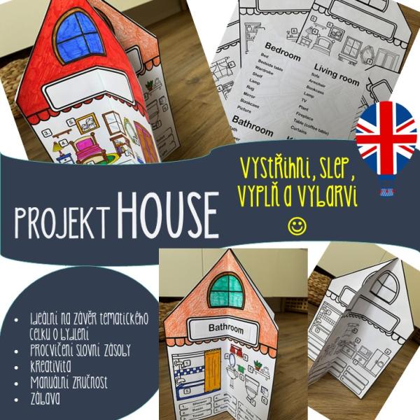 Lapbook - My house | Učitelnice