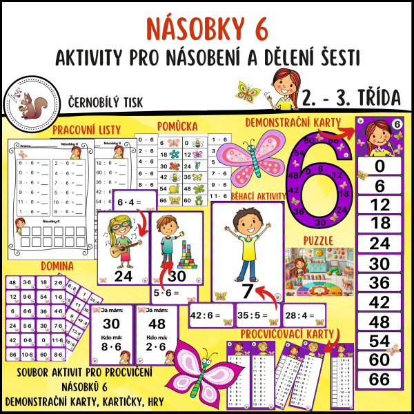 Materiál - Úvod do násobilky