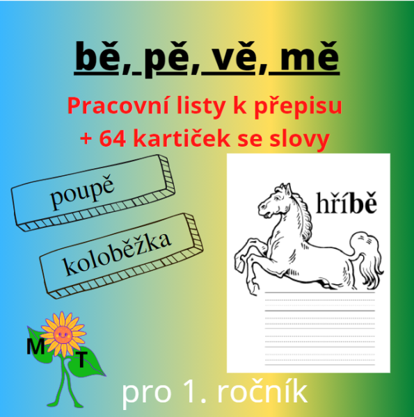 Materiál - Slabiky LA,MA,ME,LE - kartičky k přiřazování a dva pracovní ...