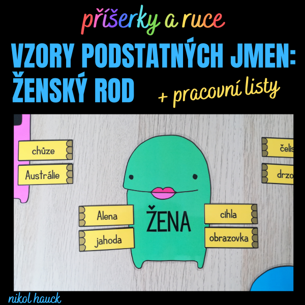 Materiál - Vzory podstatných jmen - rod střední