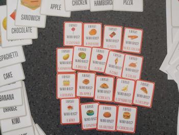 I have - who has: Food | Učitelnice